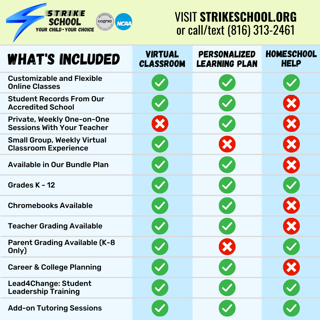 Learning Choices Choose What Works Best For Your Family Strike School